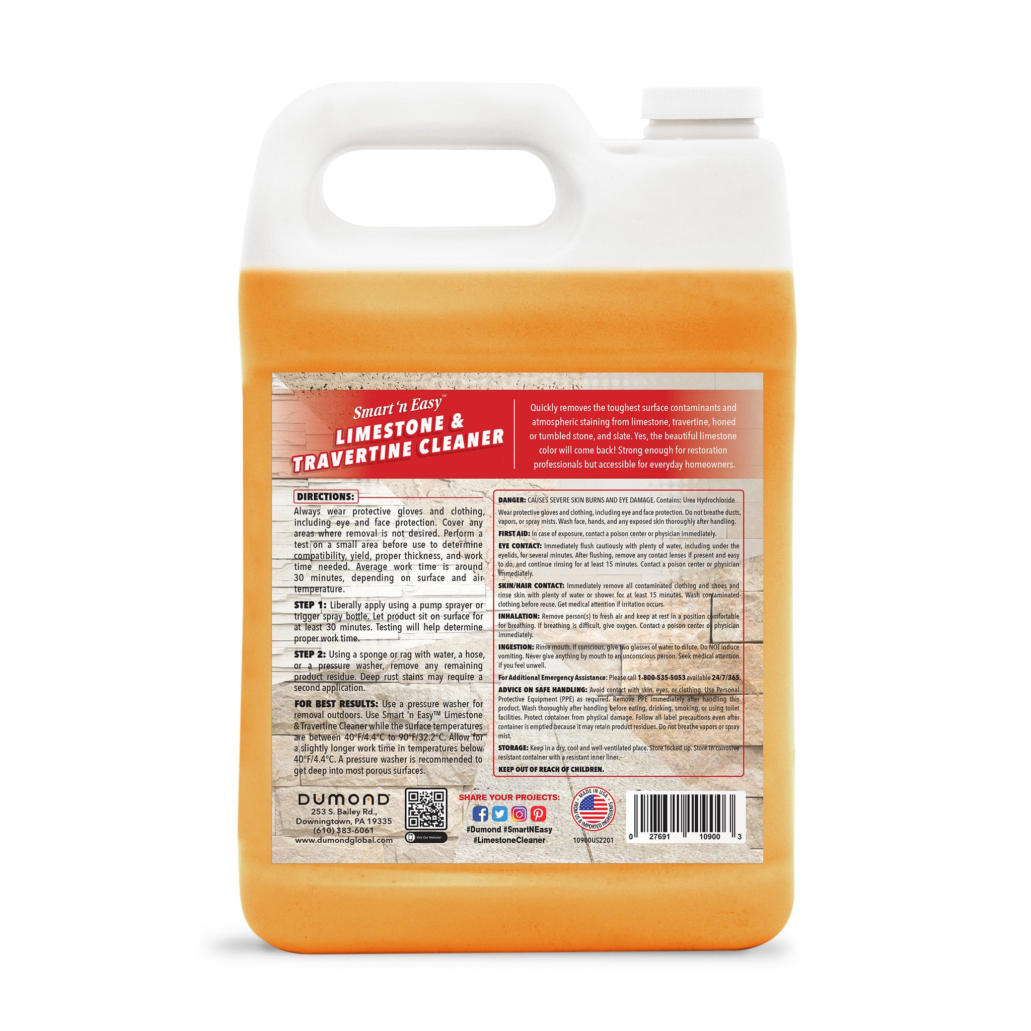 Smart ‘n Easy™ Limestone & Travertine Cleaner – Dumond