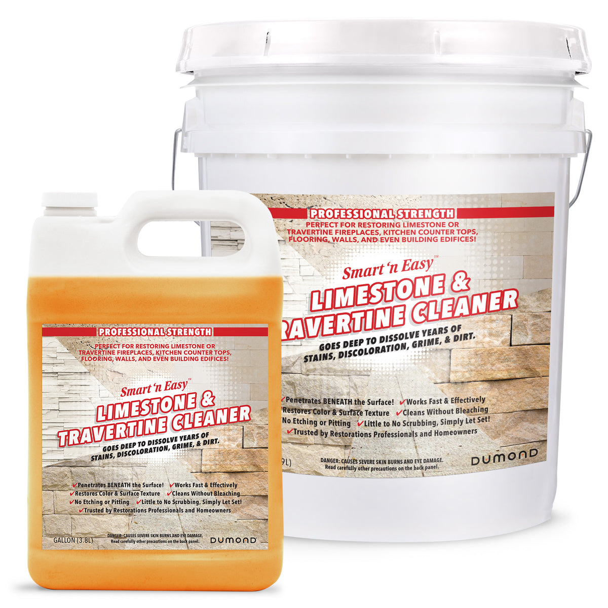 Smart ‘n Easy™ Limestone & Travertine Cleaner – Dumond