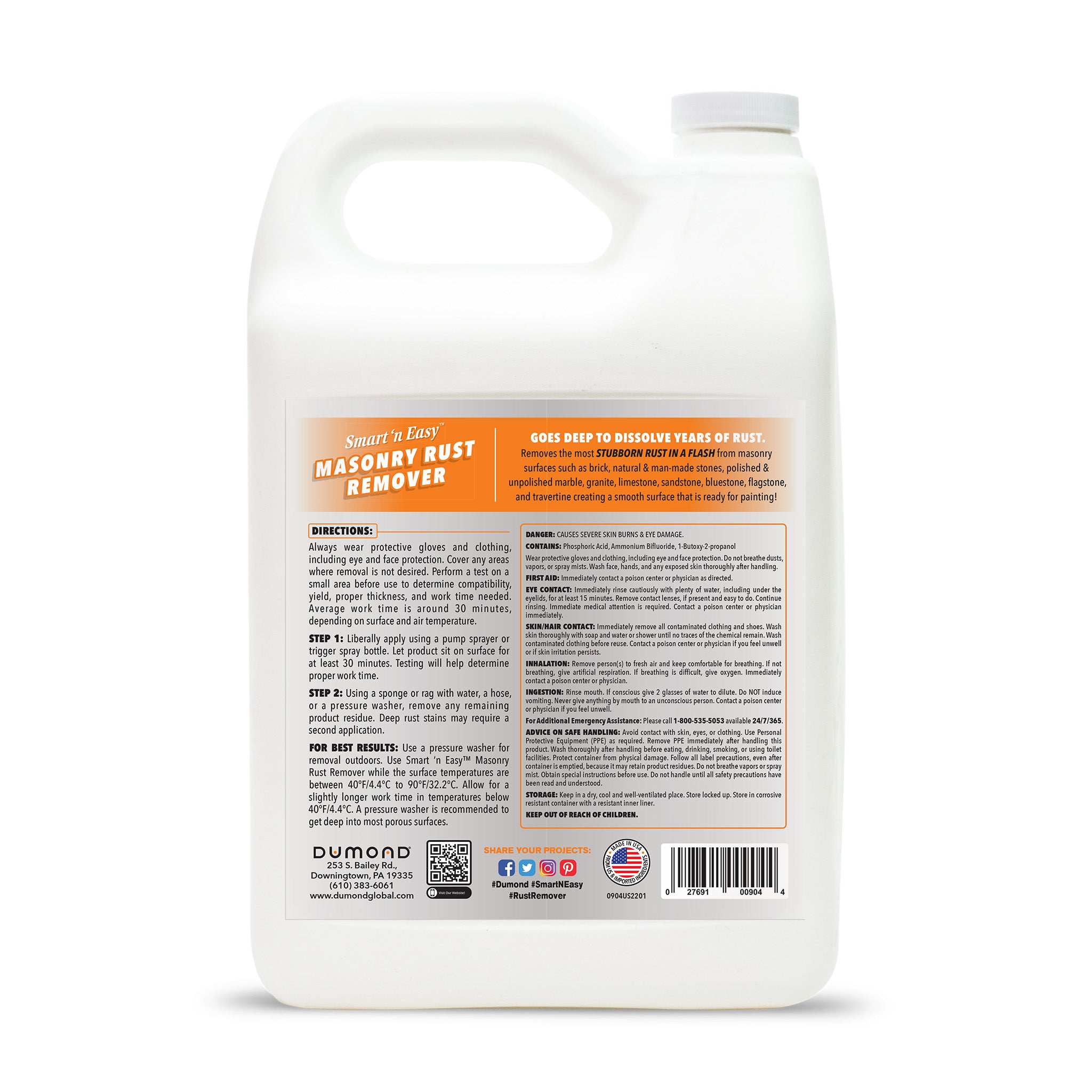 Smart ‘n Easy™ Masonry Rust Remover – Dumond