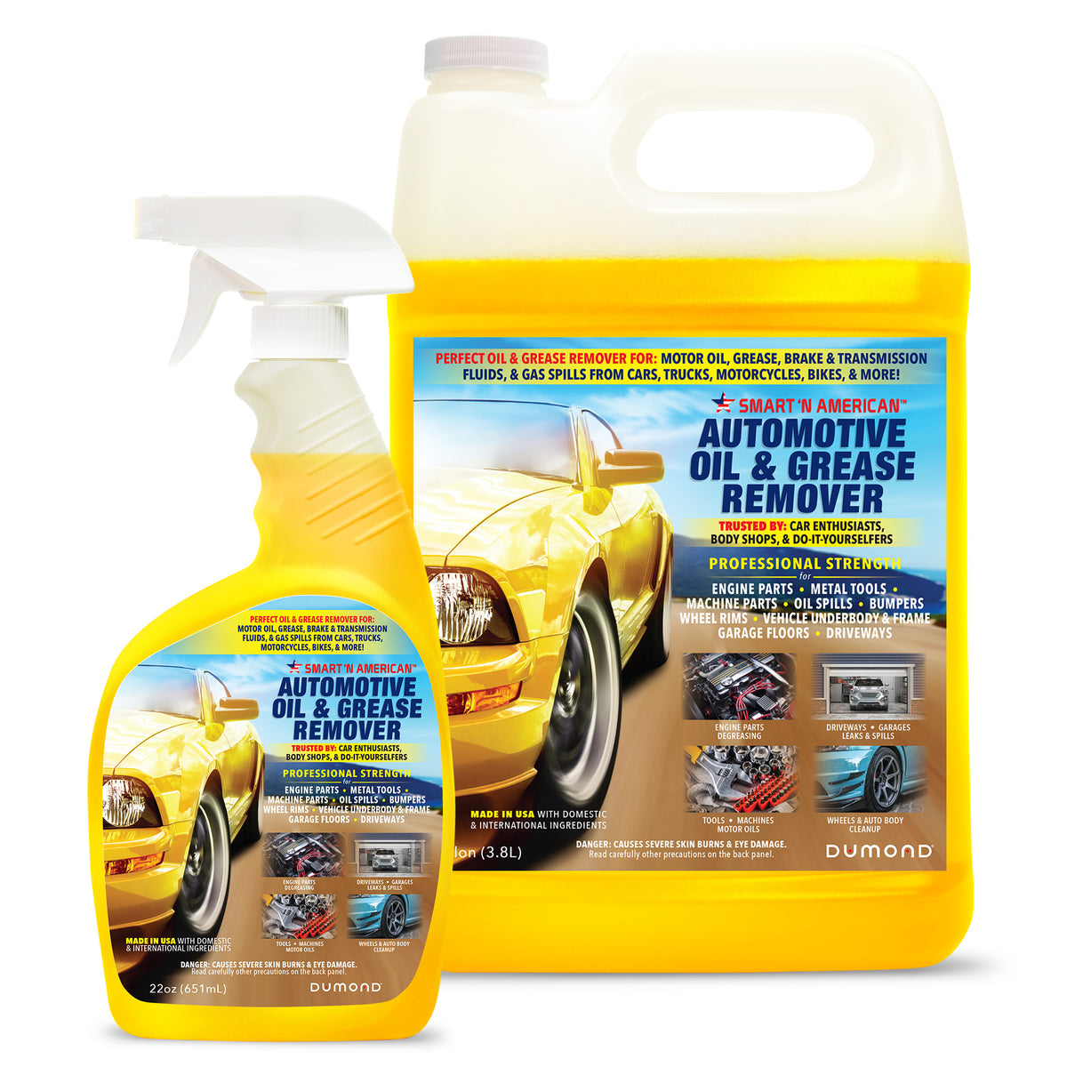 Smart 'n American™ Automotive Oil & Grease Remover – Dumond