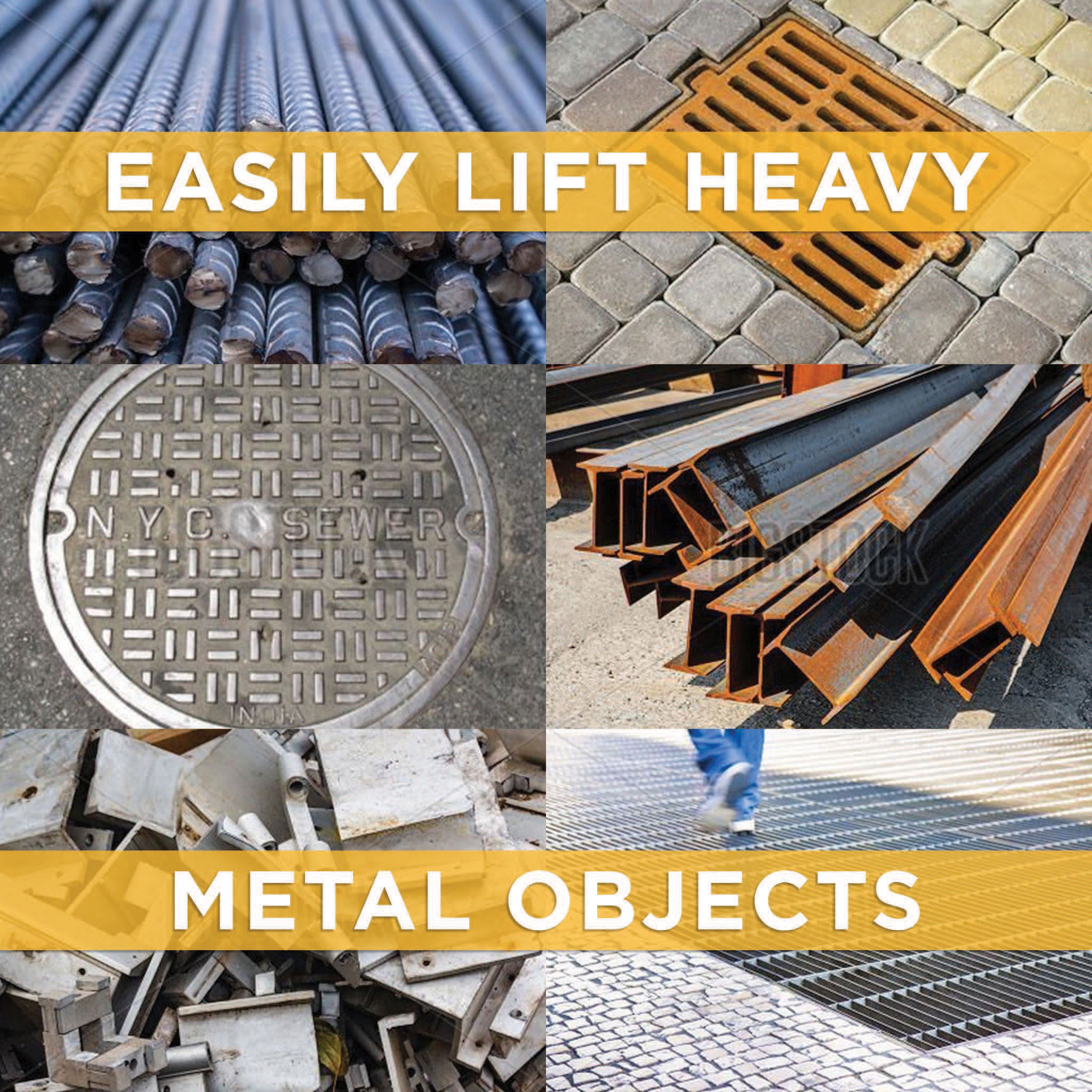 Easy Up Easy Down® Manhole Lifter - Magnet System – Dumond