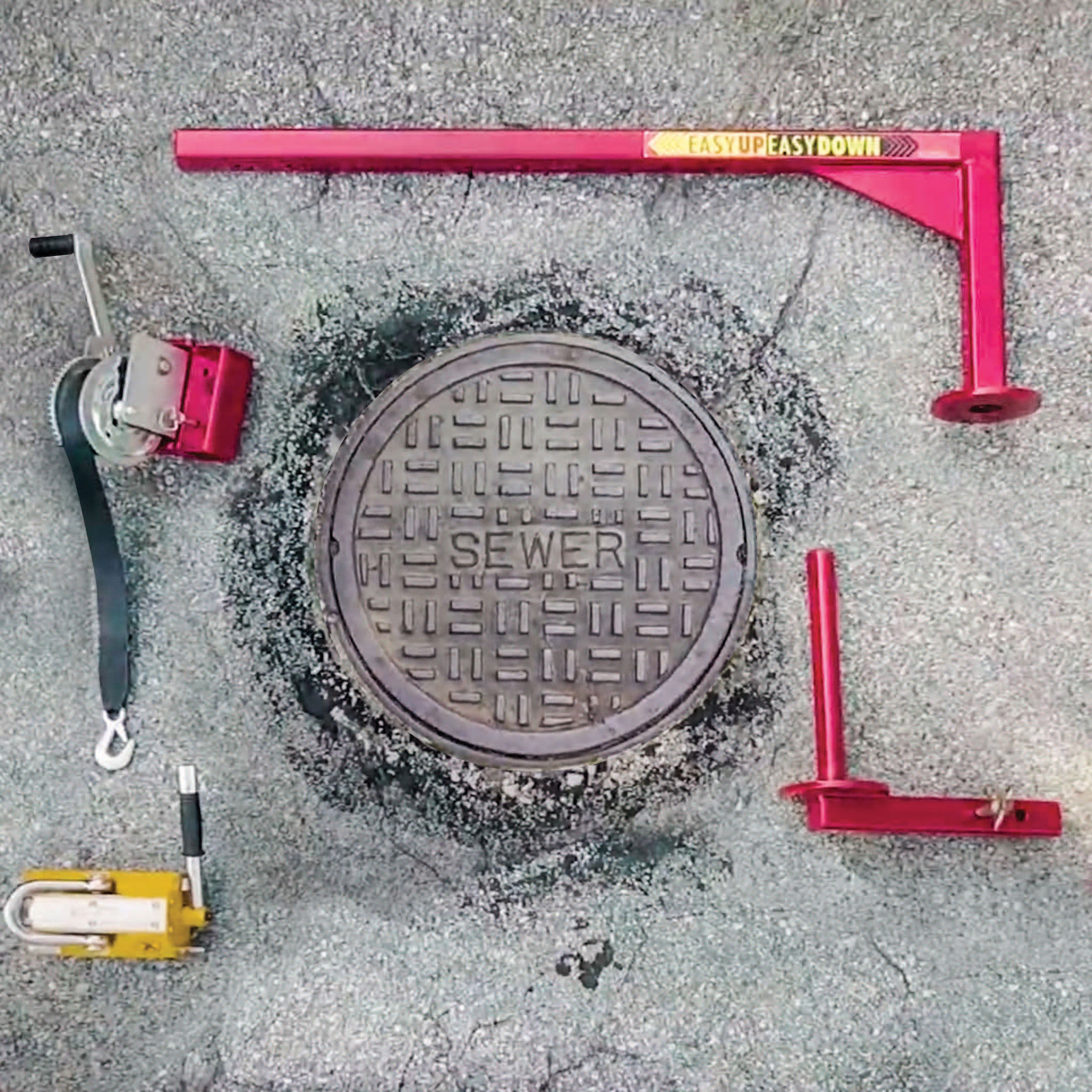 Easy Up Easy Down® Manhole Lifter - Magnet System – Dumond