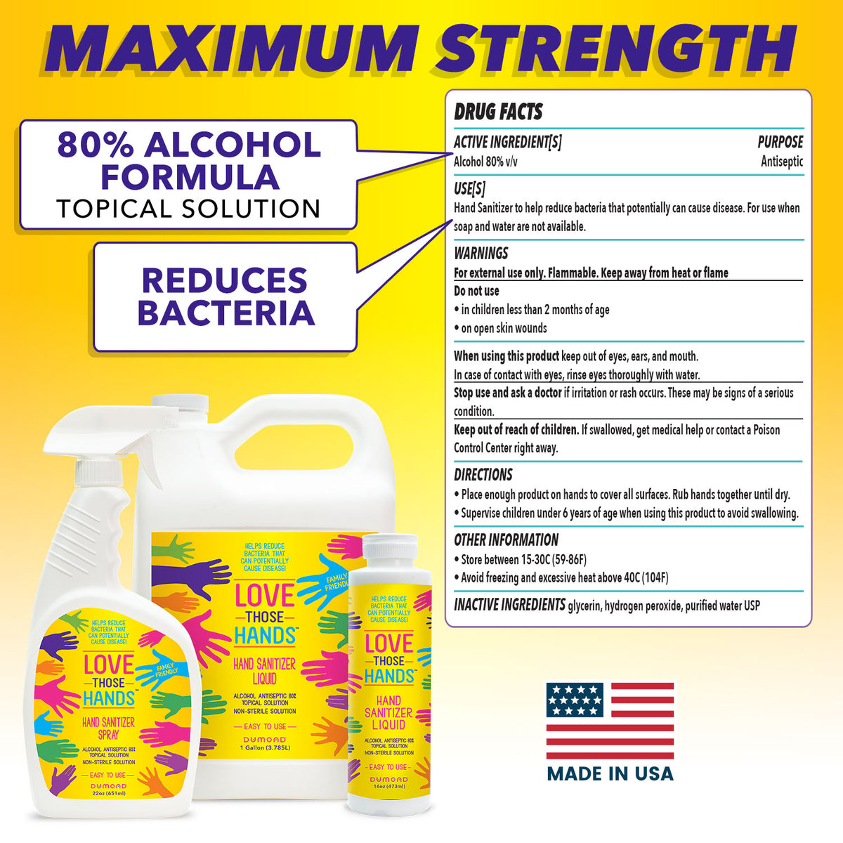 Love Those Hands™ Hand Sanitizer – Dumond