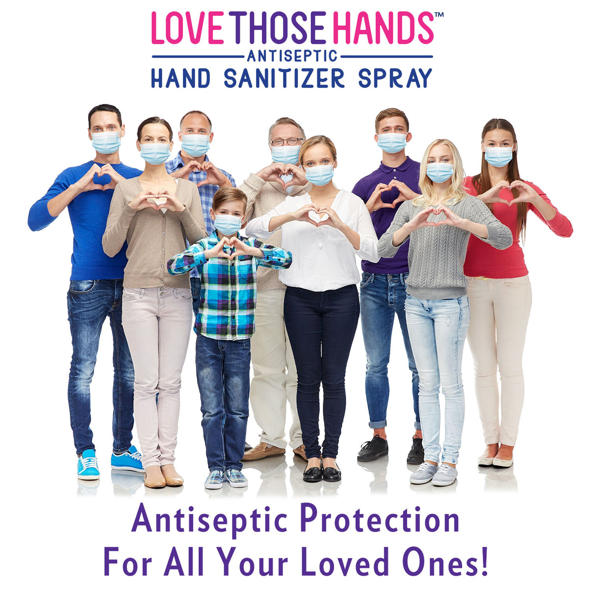 Love Those Hands™ Antiseptic Hand Sanitizer Liquid – Dumond