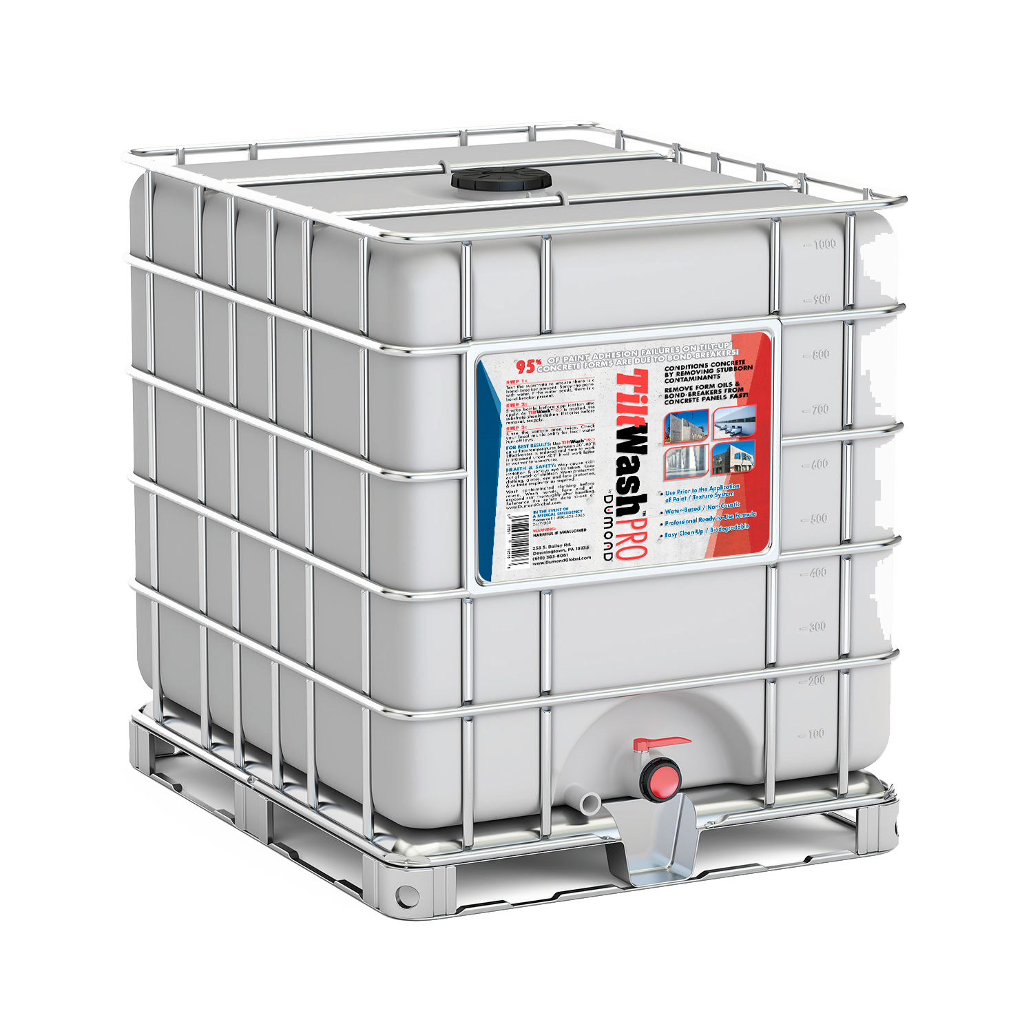 Tilt Wash® Concrete Cleaner & Bond Breaker Remover – Dumond